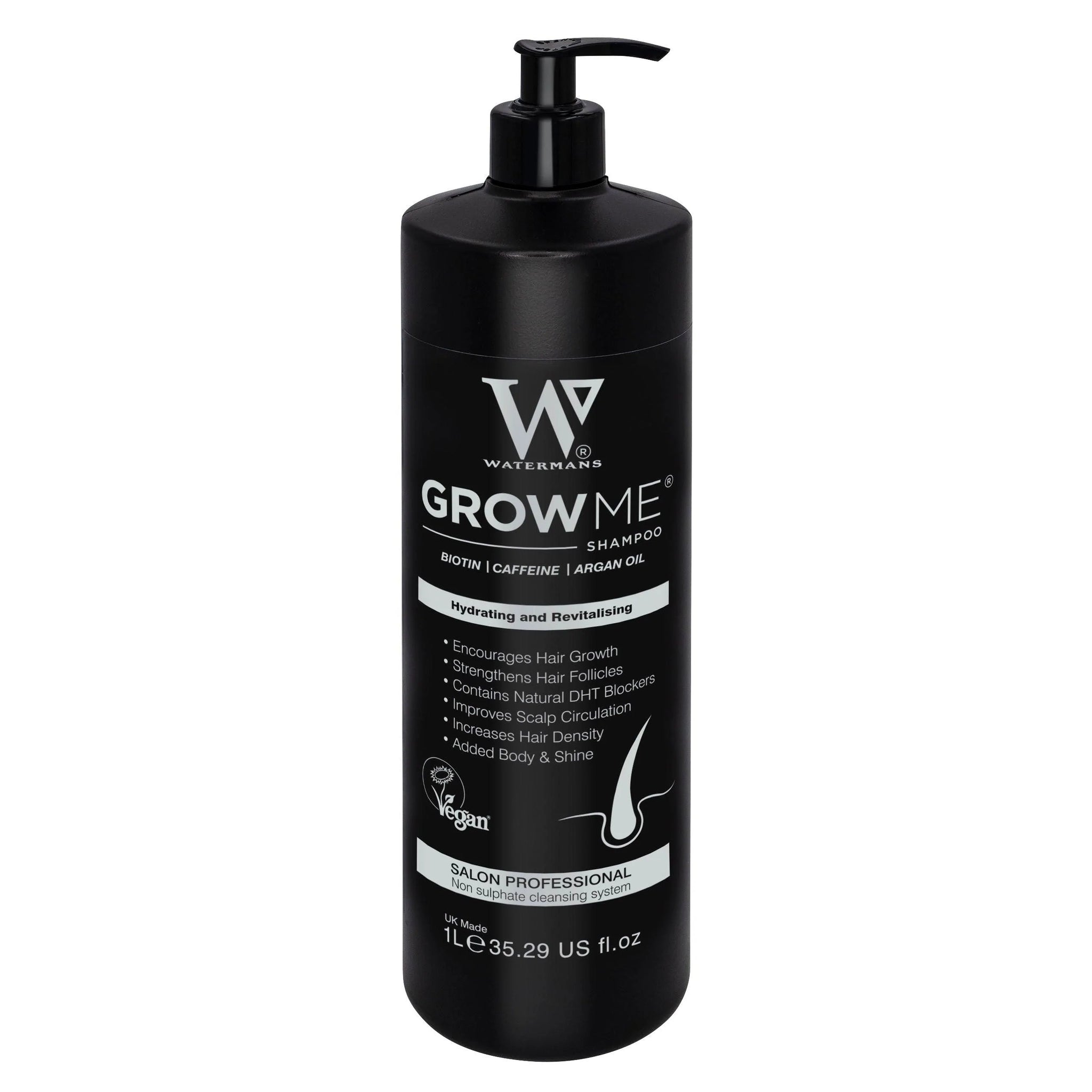 Grow Me Shampoo 1ltr (Salon size) Family size bottle of Grow Me